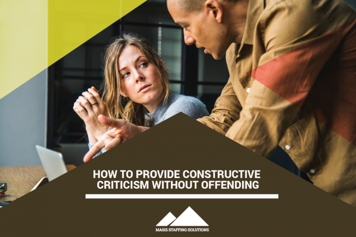 Give Feedback Without Hurting Anyone - Masis Staffing